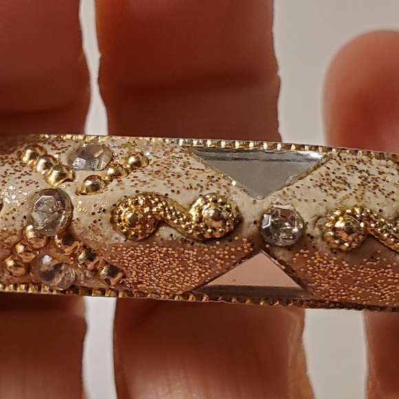 Jewelry | Large Womens Bangle Gold Bracelet | Poshmark